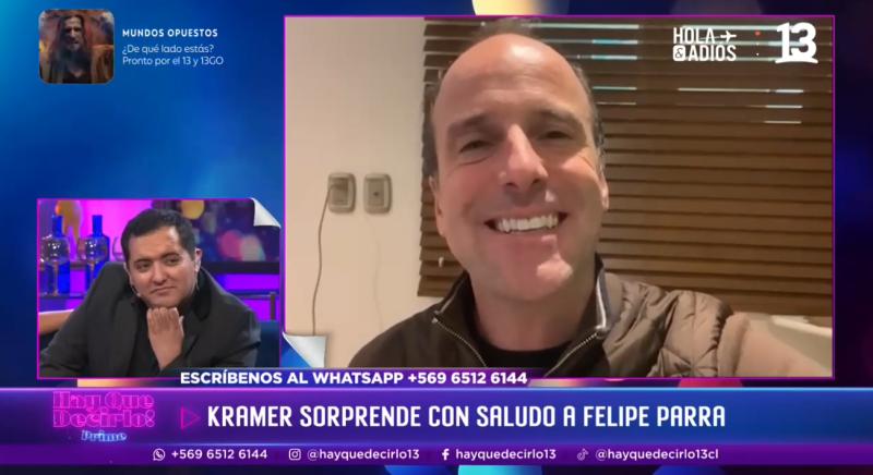 Stefan Kramer sorprende con emotivo video a Felipe Parra: "Eres un talento único" | 13.cl